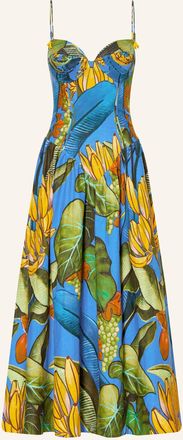 Farm Rio Farm Rio Kleid Banana Grapes Mit Leinen blau