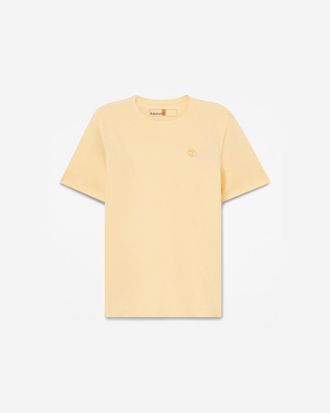 Timberland Dunstan Kurzarm-T-Shirt f&uuml;r Damen in Gelb, Damen, Gelb, Gr&ouml;&szlig;e