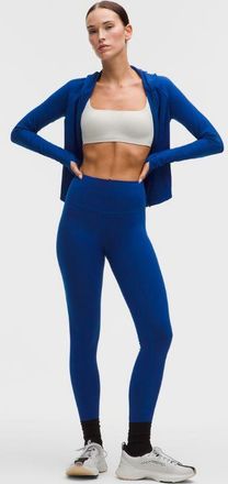 lululemon Wunder Train Leggings mit hohem Bund f&uuml;r Frauen - 71 cm - Gr&ouml;&szlig;e 10 in Riverside