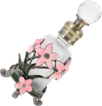 Valiclud Auff&uuml;llbare Parf&uuml;mflasche Vintage-parf&uuml;mflasche Zum Nachf&uuml;llen Salb&ouml;lflasche Kleine Parf&uuml;mhalter Leere Vintage-parf&uuml;mflaschen &Auml;therische &Ouml;lflasche Par