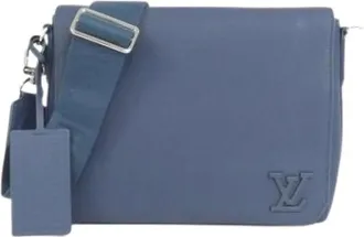 Louis Vuitton unisex, Pre-owned, Bleu, Taille: ONE Size Sac bandoulière vintage Pre-owned