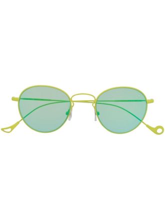 Eyepetizer lunettes de soleil &agrave; monture ronde - Vert