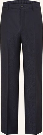 Etro Etro Anzughose Regular Fit Aus Jacquard blau