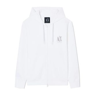 A|X Armani Exchange Herren, Sweatshirts & Hoodies, Wei&szlig;, MGr&ouml;&szlig;e