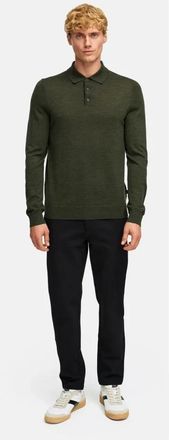 Kronstadt Homme, Tops, Vert, Taille: 2XL KSJohannes Merino Polo Knit
