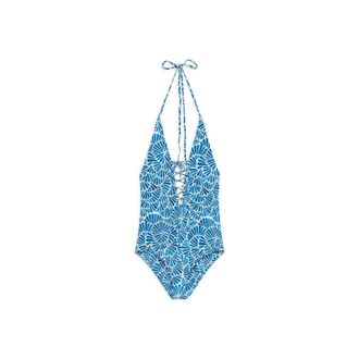 Maliparmi Maliparmi, Femme, Maillots de bain, Bleu, Taille: 42 FR Intero Shell Swimsuit