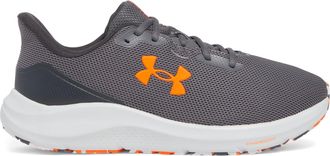 Under Armour Mens Ua Charged Pursuit 4 Running Shoe, Castlerock Anthracite Blaze Orange, 40.5 EU