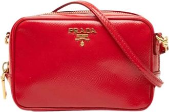 Prada Sac bandouli&egrave;re vintage doccasion - Femme - Pre-owned - Rouge - Taille: ONE Size