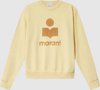 Isabel Marant Sweatshirt Homme Mikoy Light Yellow Beige