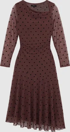 Rails Robe Longue Cambria Chocolate Polka Dot