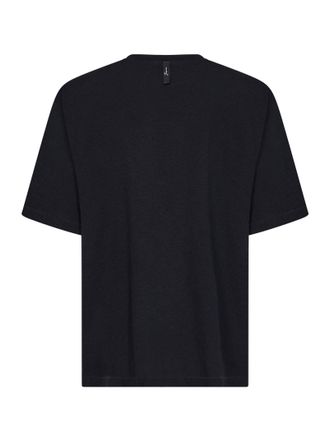 Jacquemus Mens T-Shirt Logo-Printed Black Jersey Cotton T-Shirts And Polos