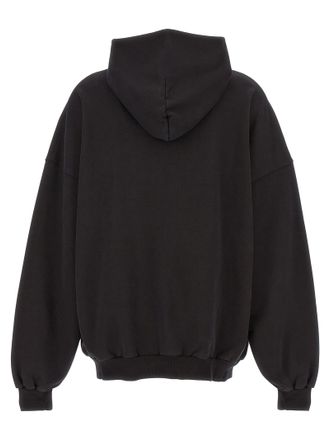 Balenciaga Womens Bicolor Cotton Hoodie Clothing