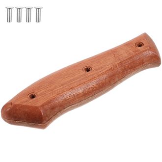 Cabilock 2 St&uuml;ck Ersatz holzgriff f&uuml;r K&uuml;chenmesser Ergonomischer Griff f&uuml;r Cutter Komfortabel Rutschfest Praktische Messergriff Zubeh&ouml;r f&uuml;r Einfache Handhabung
