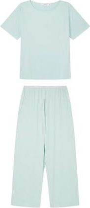 Women'secret Pyjama Capri Soft Touch Summer Ensemble de Pijama, Menthe, S Femme