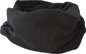 Charm by Casualbox Bio-Baumwolle Multifunktionstuch Stirnband - Beanie Loop Schal Halstuch Schwarz & Dunkelgrau