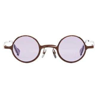Kuboraum Lunettes de soleil - unisex - Accessoires - Brun - Taille: 39 MM