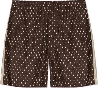 Ferragamo Homme, Shorts, Brun, Taille: XL Silk Bermuda Shorts