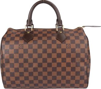 Louis Vuitton Crossbody Bags - Louis Vuitton Damier Ebene Monogram Speedy 30 Hand - Gr. unisize - in Braun - f&uuml;r Damen