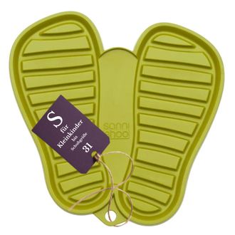 Sanni Shoo Shoo.Pad - Schuhablage Schuhabtropfschale für Kinder - Waschbare Schuhmatte in versch. Größen & Farben I Flexible Schuhwanne (S, bis Schuhgröße 31), g