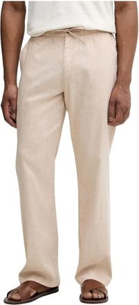 Michael Kors Leinen-Baumwollmischung Hose - - Trousers - Herren - Beige - S