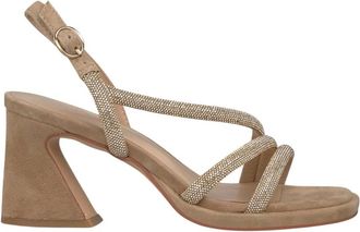 Alma En Pena Alma EN Pena, Femme, Chaussures, Beige, Taille: 41 EU Metallic Tubular Sandal