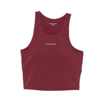 Anine Bing Elina Top - - Sport - Damen - Rot - XS