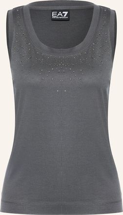 Emporio Armani ea7 Emporio Armani Top Mit Schmucksteinen grau