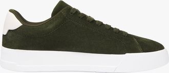 Tommy Hilfiger Baskets basses &agrave; lacets en cuir sued&eacute;