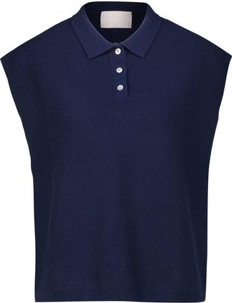 Hemisphere Damen Poloshirt aus Kaschmirmix
