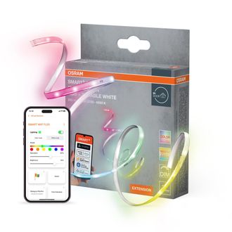 Osram SMART MATTER FLEX LED Erweiterungskit, 1M, RGBTW f&uuml;r die Farben Rot, Gr&uuml;n, Blau und Tunable White f&uuml;r Wei&szlig;t&ouml;ne, Steuerung &uuml;ber Matter-kompatible Smart
