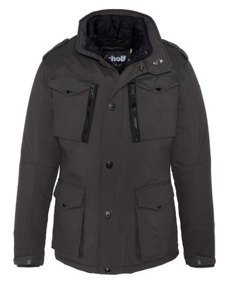 Schott NYC Field Herren-Parka Anthracite, XL, anthrazit, XL
