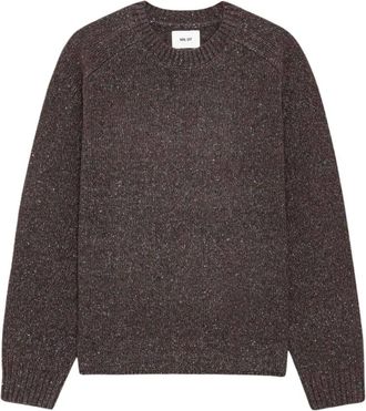 Nn.07 Nn07 - Jim Pull Col Rond - Homme - Pulls - Brun - Taille: XL