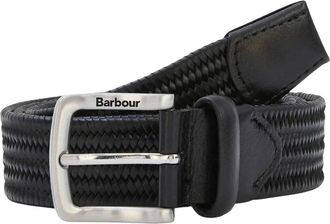 Barbour unisex, Accessoires, Noir, Taille: M Ceinture en cuir extensible