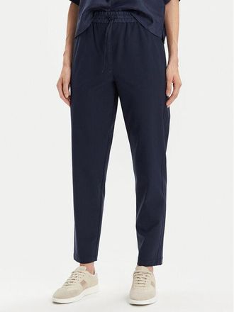 Marella Stoffhose Toast 2413131065 Dunkelblau Regular Fit