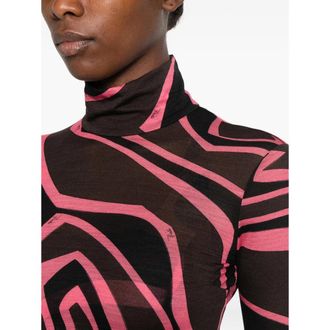 Pucci Iride-print High-neck Top