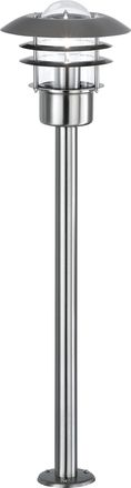 Wofi Leuchten Action Standleuchte Outdoor line, 1-flammig, Serie Ferry, 1 x E27 maximale 46 W, Höhe: 80 cm, Durchmesser 22cm, Energieeffizienzklasse: geeignet für L