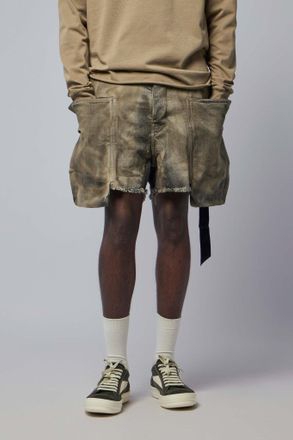 Rick Owens Denim Shorts - Stefan Cargo Shorts