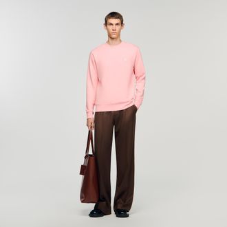 Sandro Sweatshirt mit Herz-Patch