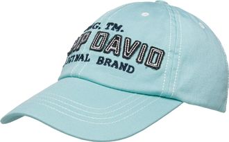 Camp David Herren Base Cap mit Logo-Applikation Sea Mint None