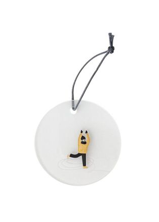 R&auml;der Glasanh&auml;nger Schlittschuh Fahren