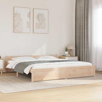 vidaXL Massivholzbett 180x200 cm Vidaxl 51874