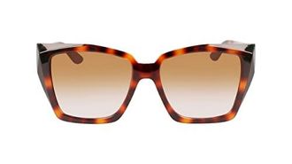 Karl Lagerfeld Karl Lagerfeld KL6072S 240 Tortoise Sunglasses Woman Iniettato, Square, 55