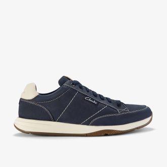 Clarks Townview Lace Navy Nubuck Sneakers