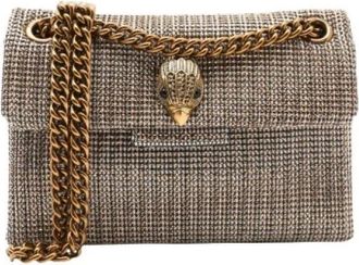 Kurt Geiger Femme, Sacs, Beige, Taille: ONE Size Mini Sac Kensington en tissu