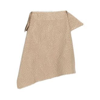 Niccol&ograve; Pasqualetti Collage Asymmetric Midi Skirt - - Skirts - Damen - Beige - S