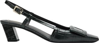 Roger Vivier Escarpins slingback Belle Vivier 45 - Femme - Chaussures - Vert - Taille: 36 EU
