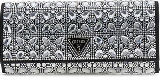 Guess pochette sac &agrave; &eacute;paule Elsie Mini Clutch Black argent&eacute;