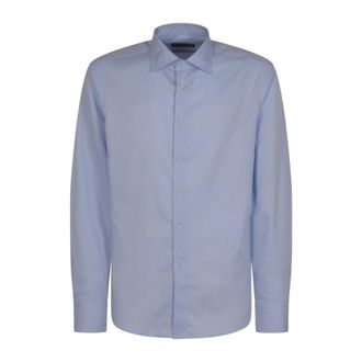 Canali Homme, Chemises, Bleu, Taille: XL Chemise coupe droite