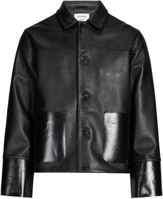 Saison 1865 Jake Saison 1865 X Cahu mit klassischem Kragen in gemischtem Leder