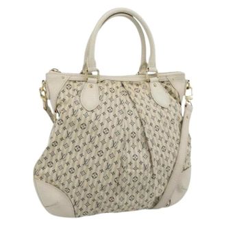 Louis Vuitton Sac bandouli&egrave;re Monogram Mini Lin Canvas Pre-owned - Femme - Pre-owned - Beige - Taille: ONE Size